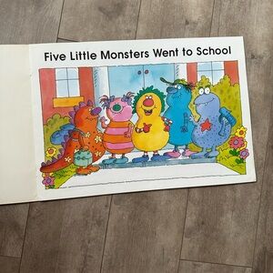 Other | Vintage Large Childrens Book Five Little Monsters Went To ...